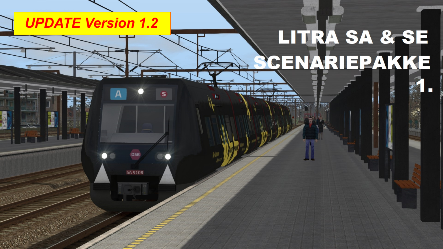 LITRA SA & SE Scenariepakke 1 – Railworks Danmark